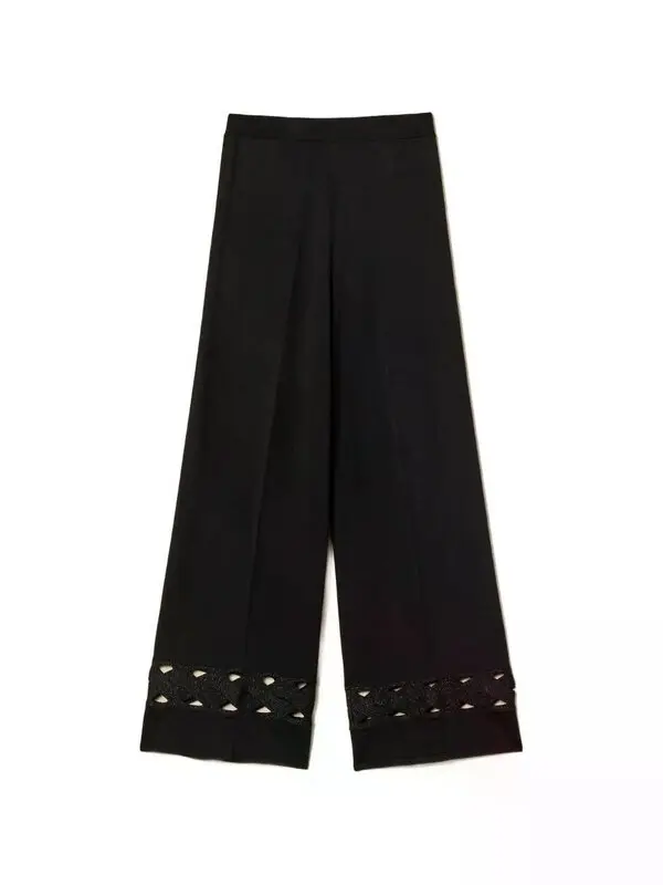 TWINSET Cable-knit Trousers - Black