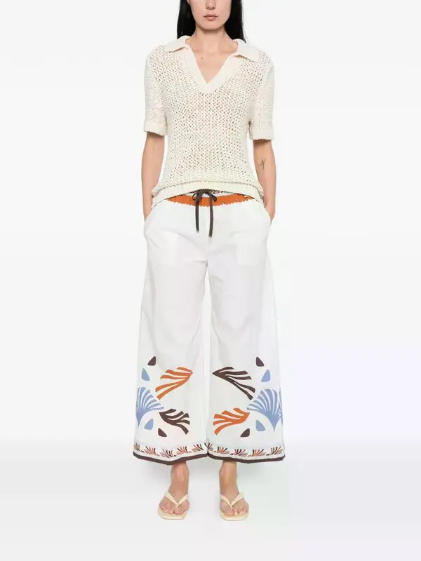 Herno Printed Drawstring Trousers
