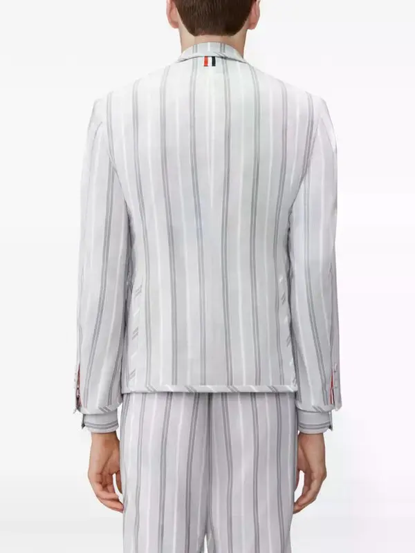 Thom Browne Madras Striped Blazer