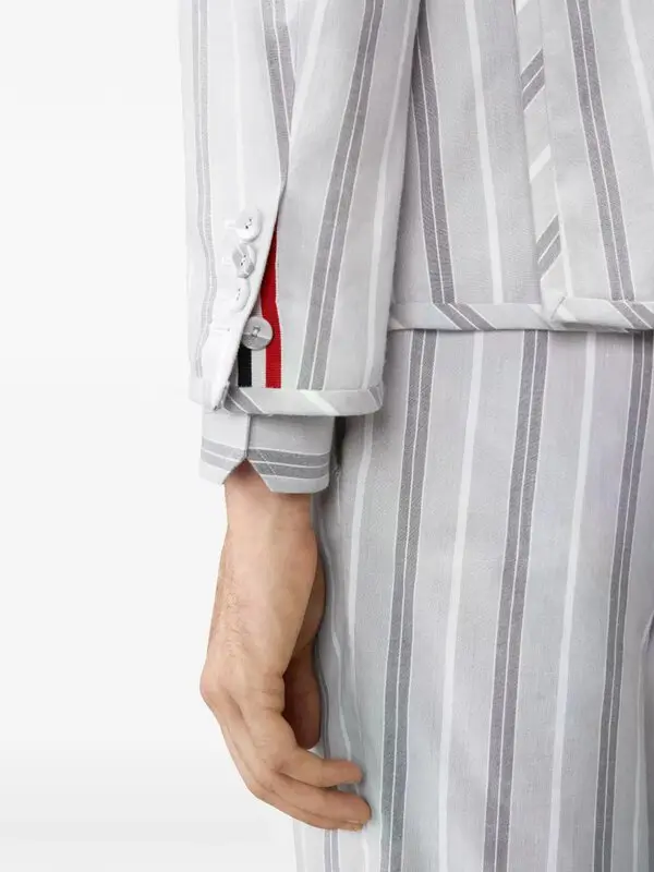 Thom Browne Madras Striped Blazer