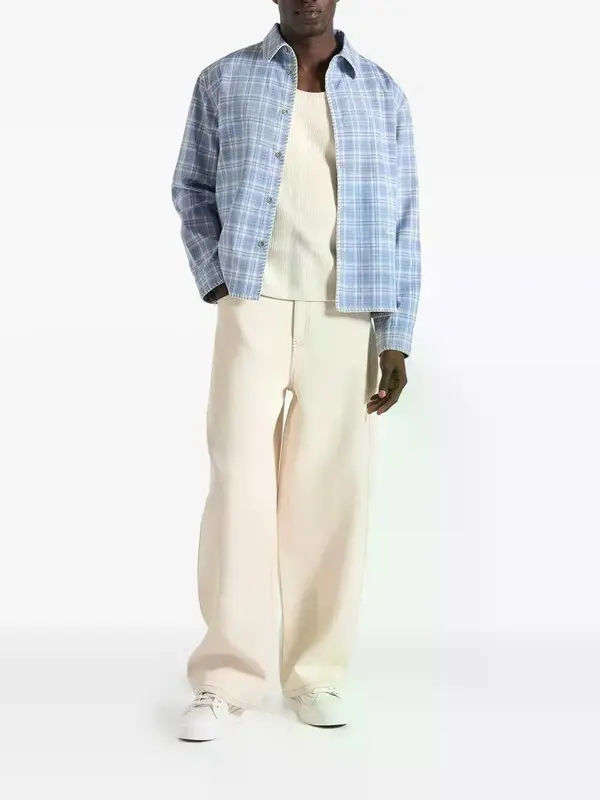Manière De Voir Blake Checked Whipstitch Shirt
