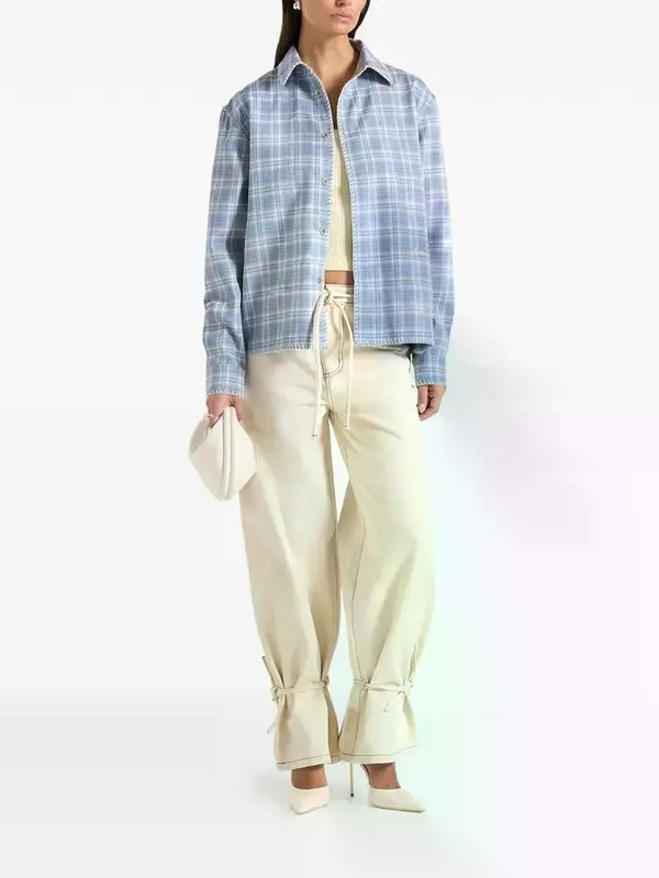 Manière De Voir Blake Checked Whipstitch Shirt