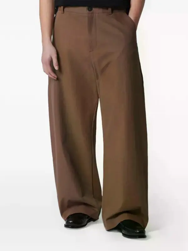 Studio Nicholson Bosworth Wide-leg Trousers - Brown