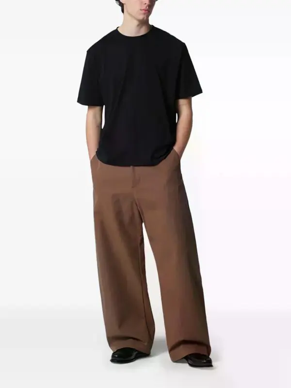 Studio Nicholson Bosworth Wide-leg Trousers - Brown