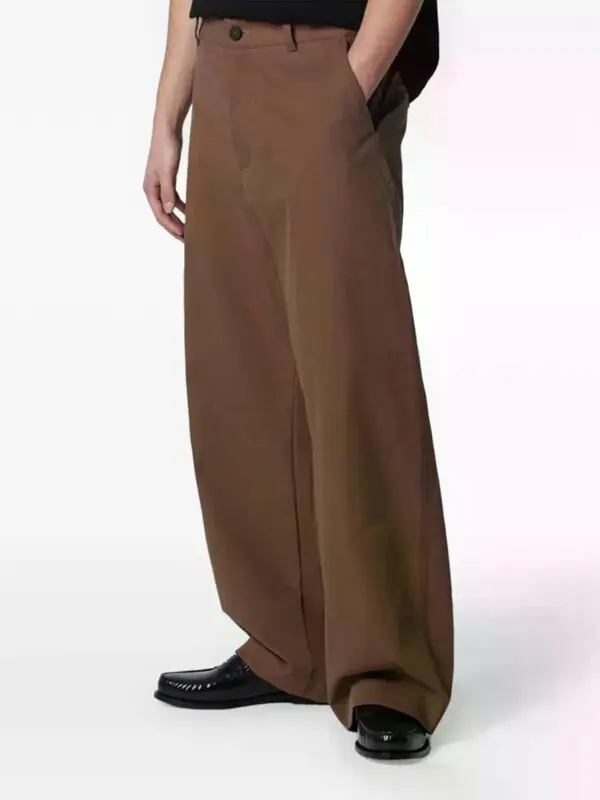Studio Nicholson Bosworth Wide-leg Trousers - Brown