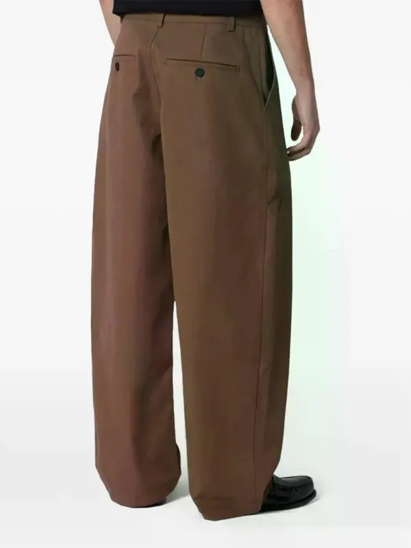 Studio Nicholson Bosworth Wide-leg Trousers - Brown