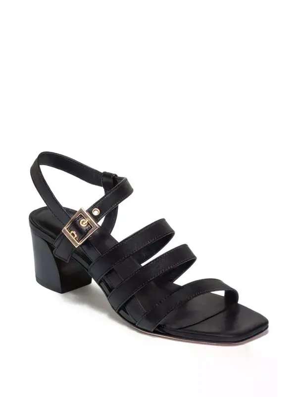 Bernardo Novi Strappy Buckle Sandals - Black