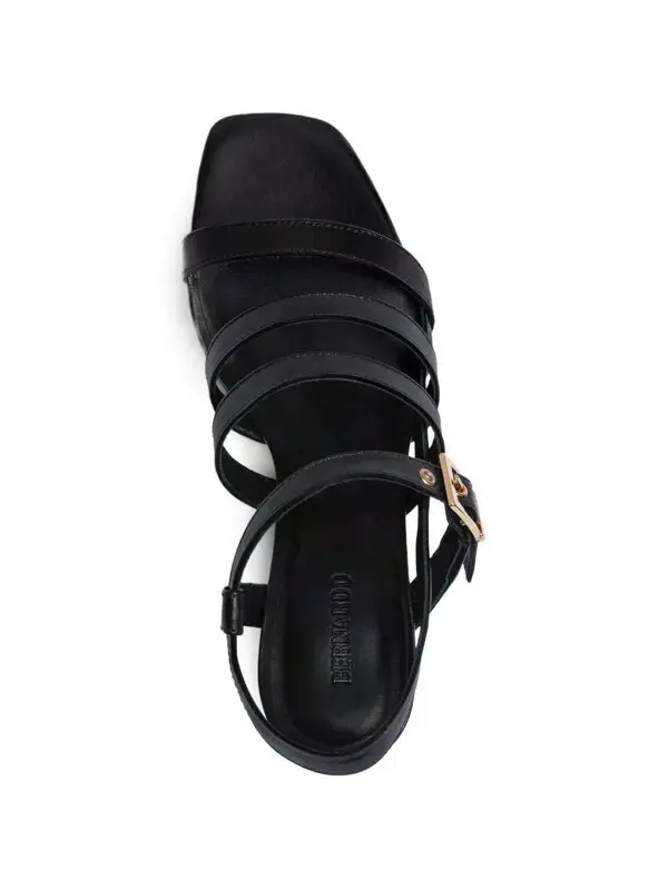 Bernardo Novi Strappy Buckle Sandals - Black