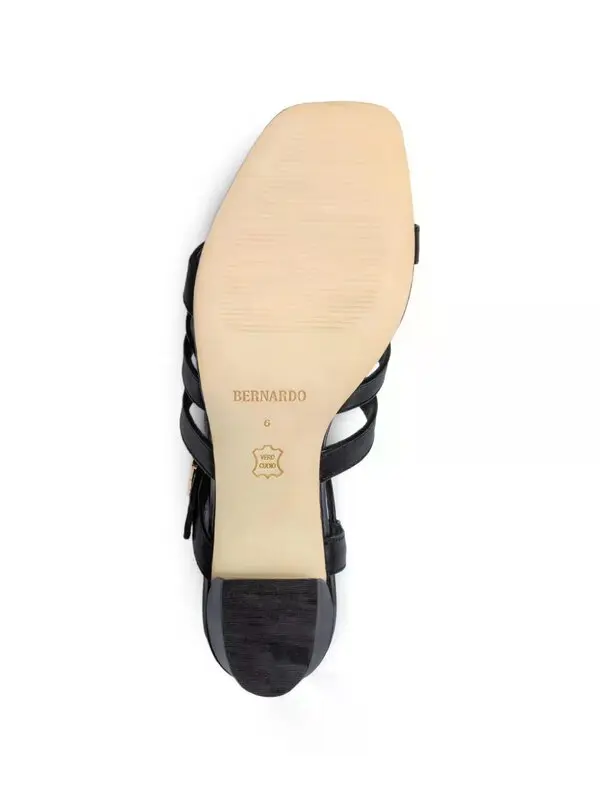 Bernardo Novi Strappy Buckle Sandals - Black