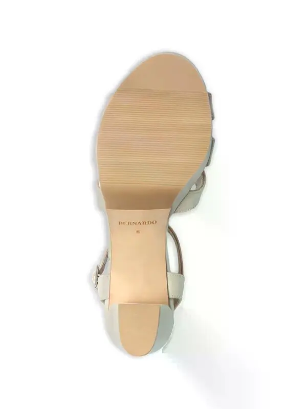 Bernardo Vittoria Woven Platform Sandals - Neutrals