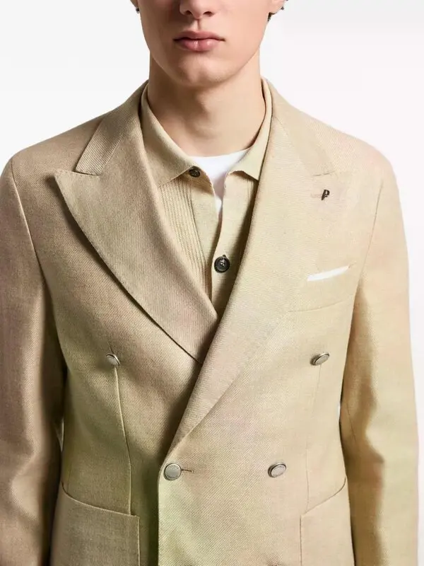 Peserico Double-breasted Pocket Blazer