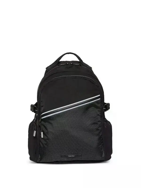 Calvin Klein Zip Grid Backpack - Black