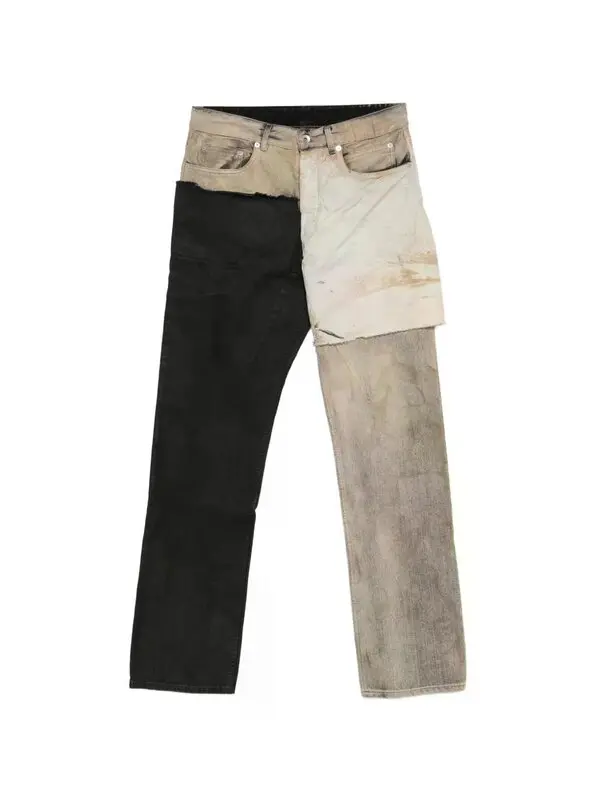 Rick Owens Patchwork Jeans - Black