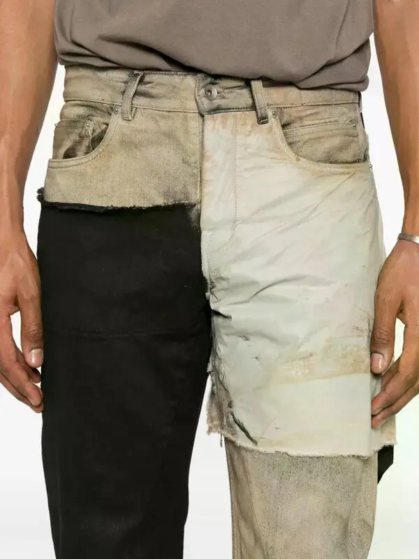 Rick Owens Patchwork Jeans - Black