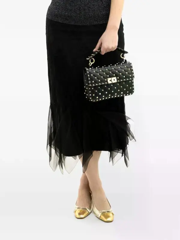 Valentino Garavani Ruffled Silk Skirt