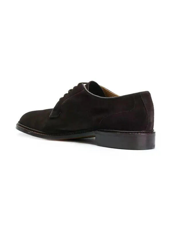 TRICKER'S Suede Derby Shoes - Brown