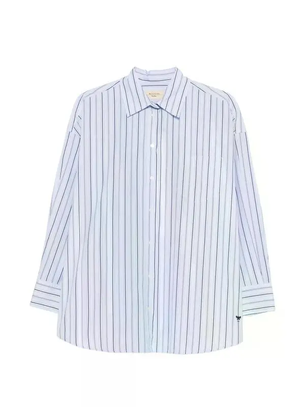 Max Mara Striped-pattern Shirt - Blue