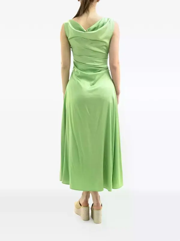 Staud Phare Silk Dress - Green