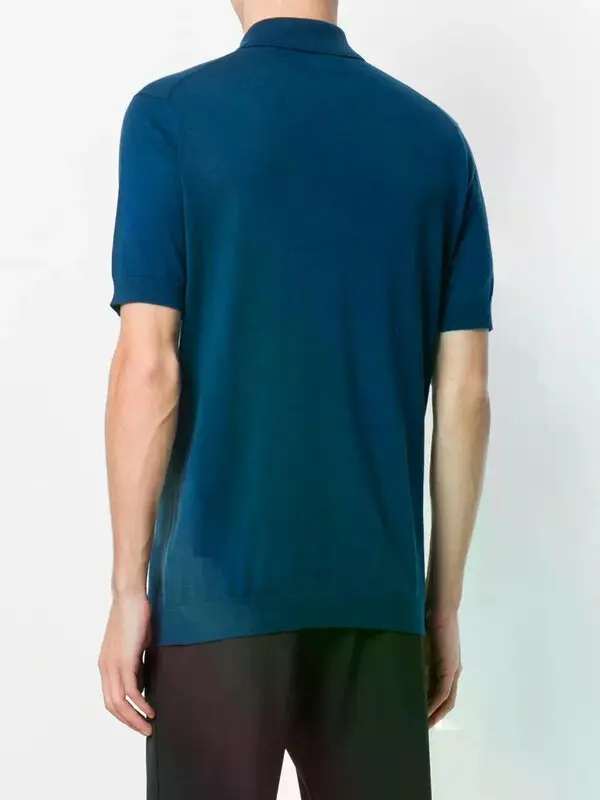 John Smedley Adrian Polo Top - Blue