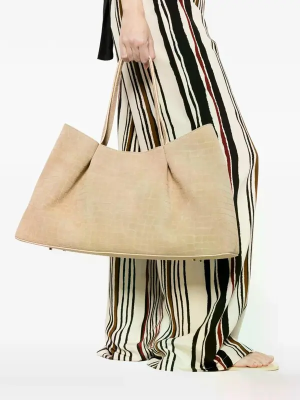 ELLEME Dimple Crocodile-effect Tote Bag
