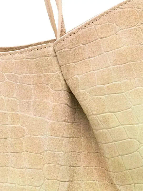 ELLEME Dimple Crocodile-effect Tote Bag