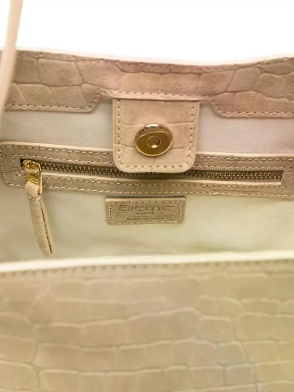ELLEME Dimple Crocodile-effect Tote Bag
