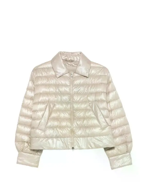 Herno Polo-collar Padded Jacket - Neutrals