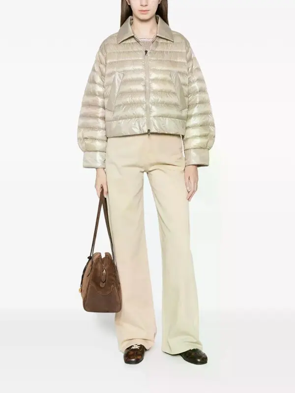 Herno Polo-collar Padded Jacket - Neutrals