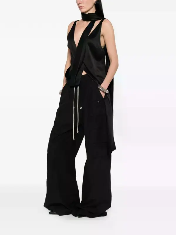 Rick Owens Drawstring Pocket Trousers - Black