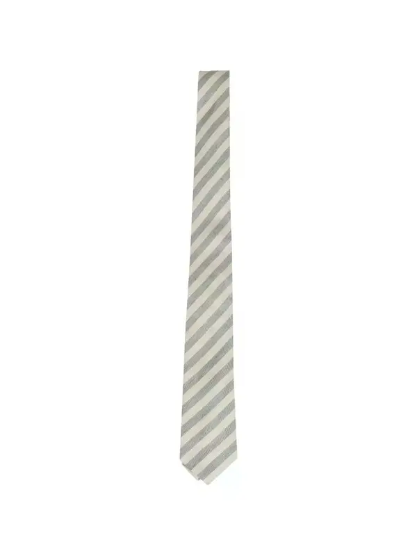 Tagliatore Striped Tie - Neutrals
