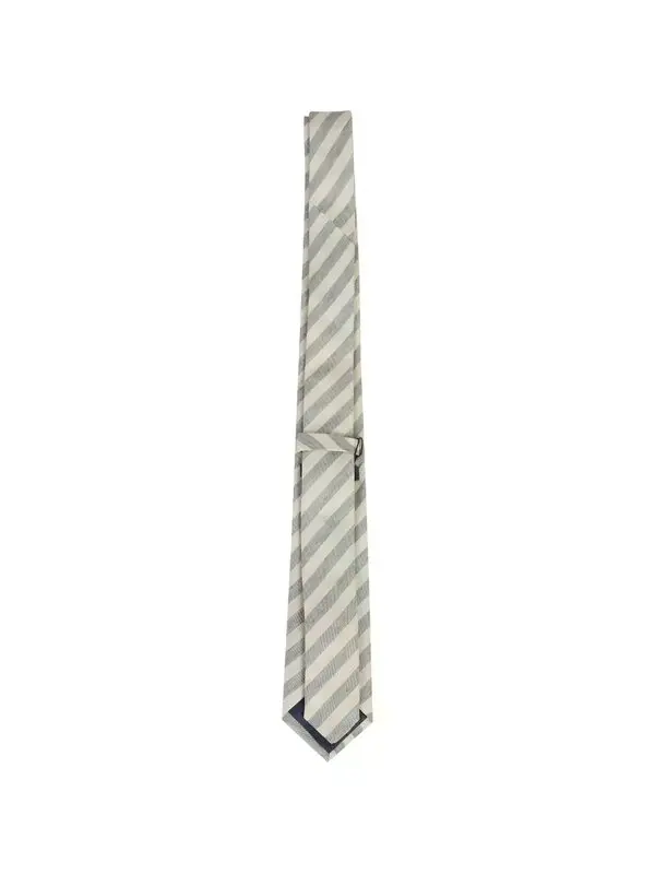 Tagliatore Striped Tie - Neutrals