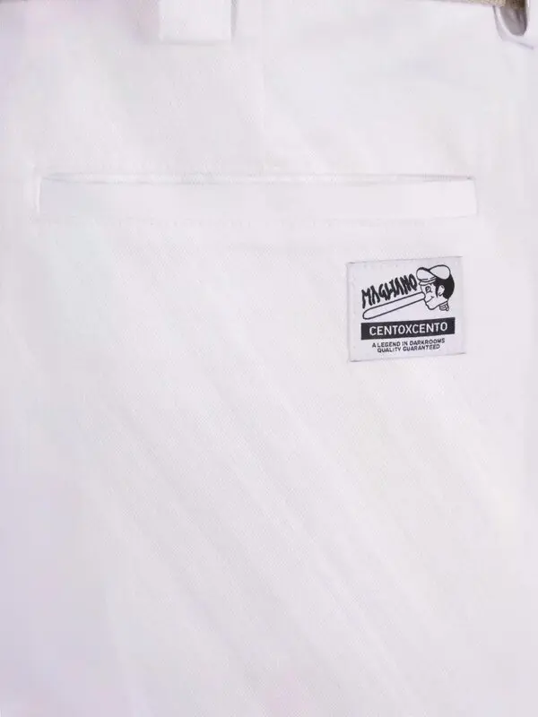 MAGLIANO Belted Trousers - White