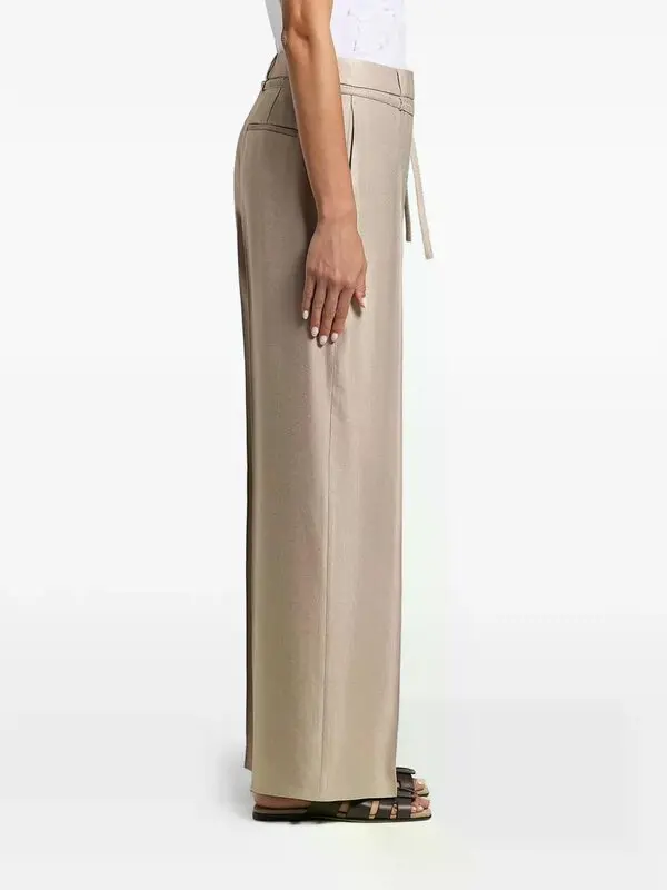 Peserico Tie-belt Palazzo Pants
