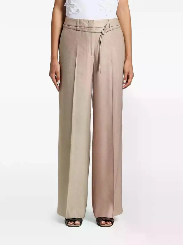 Peserico Tie-belt Palazzo Pants