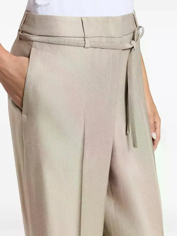 Peserico Tie-belt Palazzo Pants