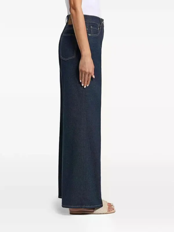 Peserico Wide-leg Five-pocket Jeans - Blue