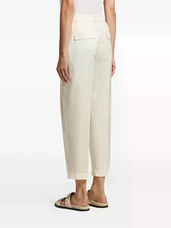 Peserico Pleated Turn-up Trousers