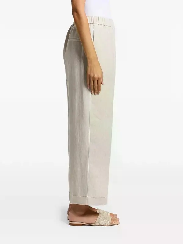 Peserico Elasticated Waistband Trousers - Neutrals