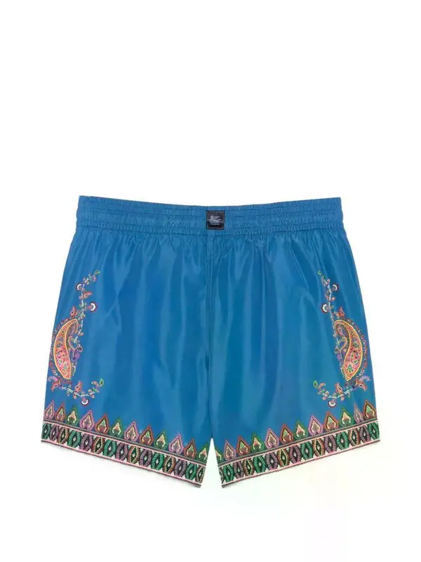 Etro Paisley-print Swim Shorts