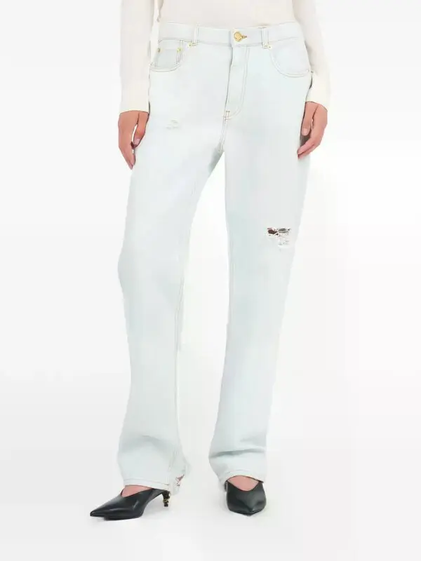 Roberto Cavalli Distressed Detail Jeans