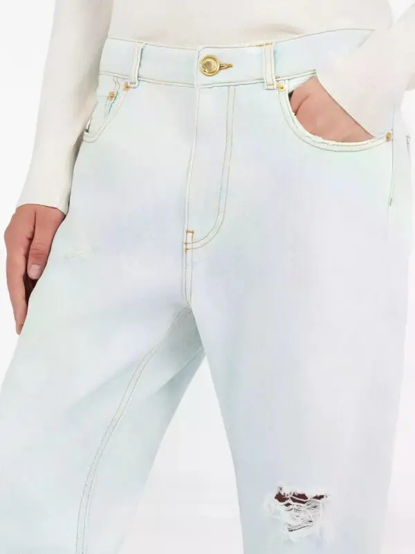 Roberto Cavalli Distressed Detail Jeans