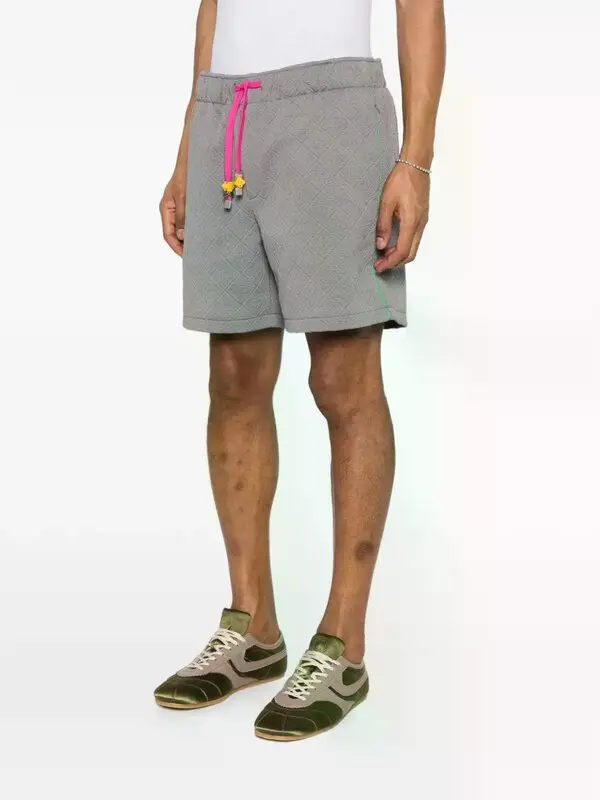 Casablanca Logo-pattern Shorts - Grey