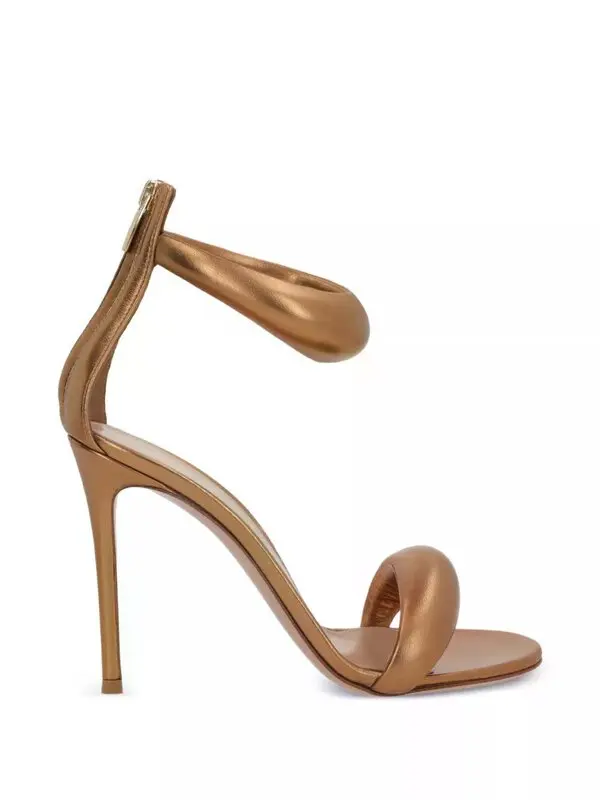 GIANVITO ROSSI Bijoux Stiletto Sandals - Gold