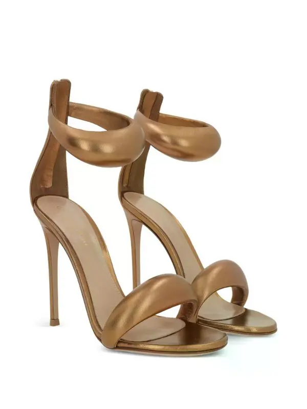 GIANVITO ROSSI Bijoux Stiletto Sandals - Gold