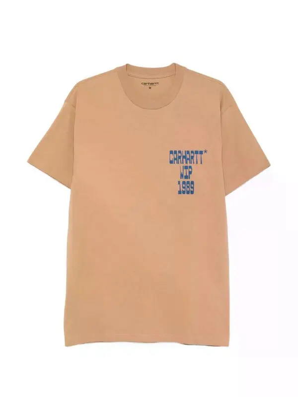 Carhartt Work In Progress Blocks Logo-print T-shirt - Brown