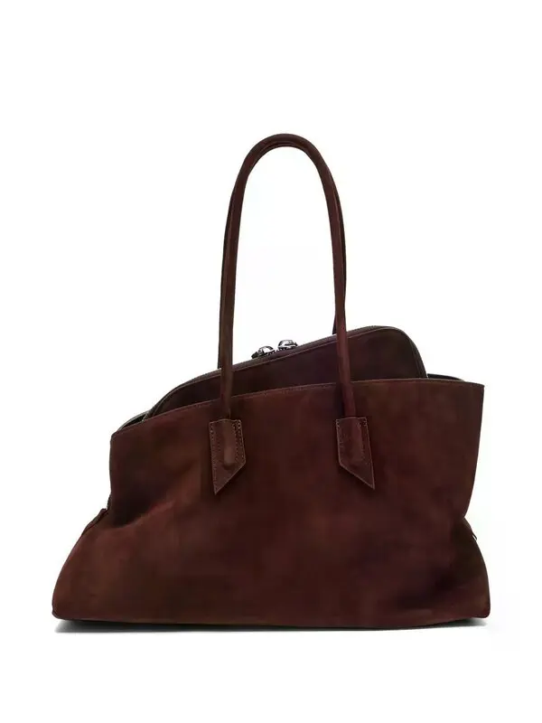 Attico Top Handle Tote Bag - Brown