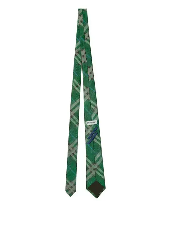 Burberry Check Silk Tie