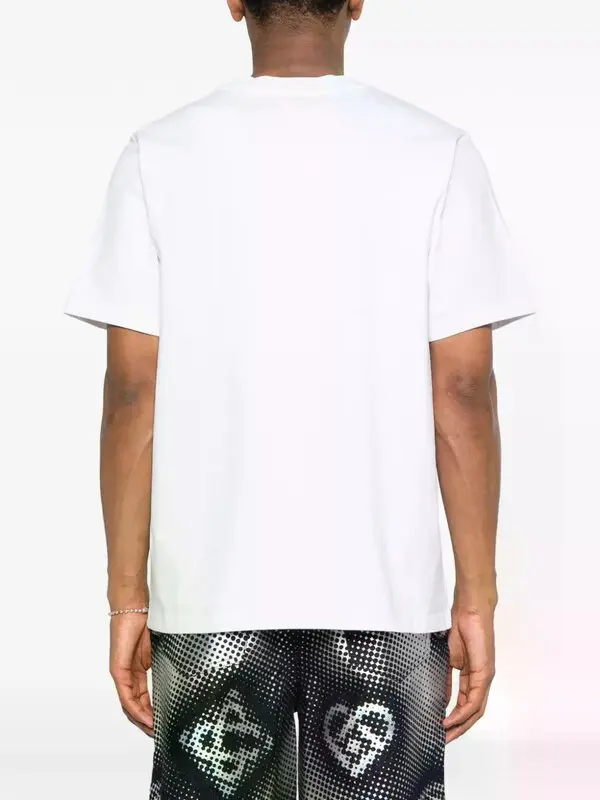 Casablanca Radiating-logo T-shirt - White