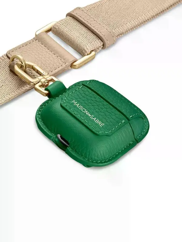 MAISON DE SABRE Leather Airpods 4 Keyring Case