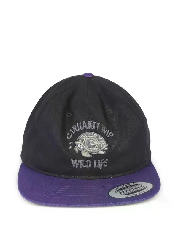 Carhartt Work In Progress Wild Life Embroidered Cap - Black